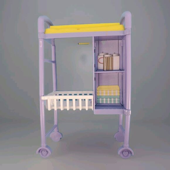 Mattel | Toys | Mattel 26 Purple Barbie Baby Nursery Changing ...